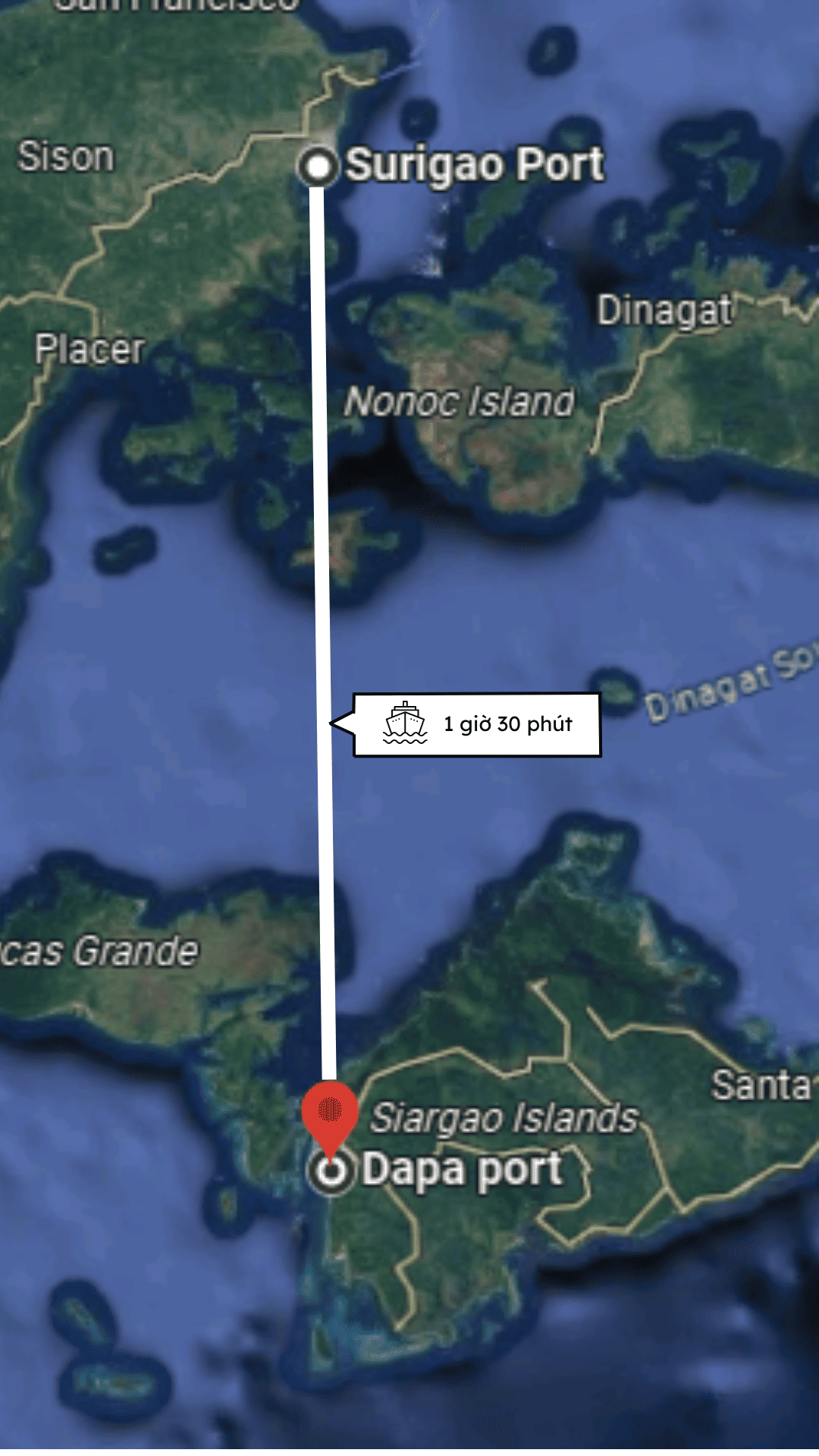 Vé Tàu Nhanh Từ Surigao Đến Siargao - Philippines Local Tours